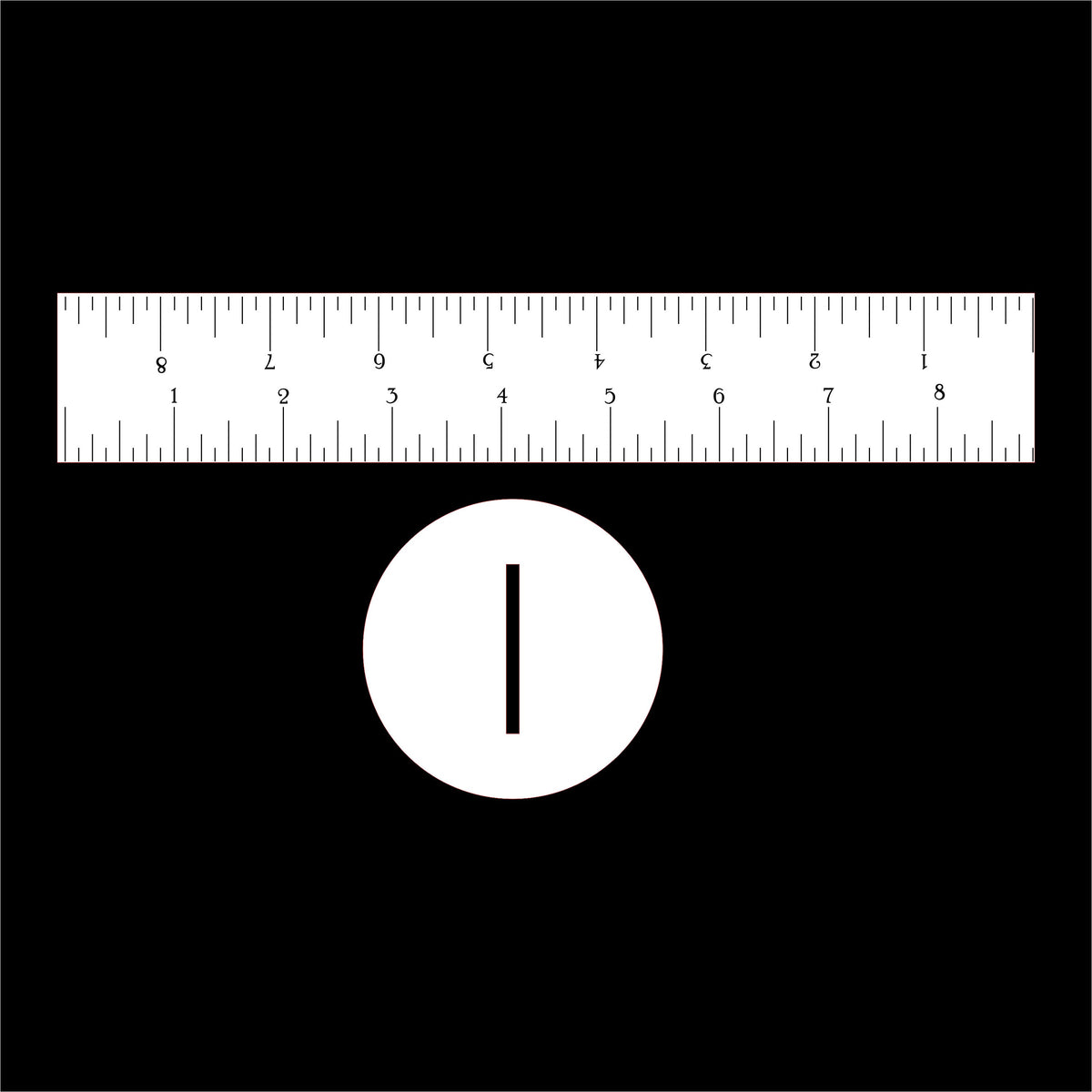 laser cut standing ruler svg dxf pdf corel draw files FILE ONLY ...