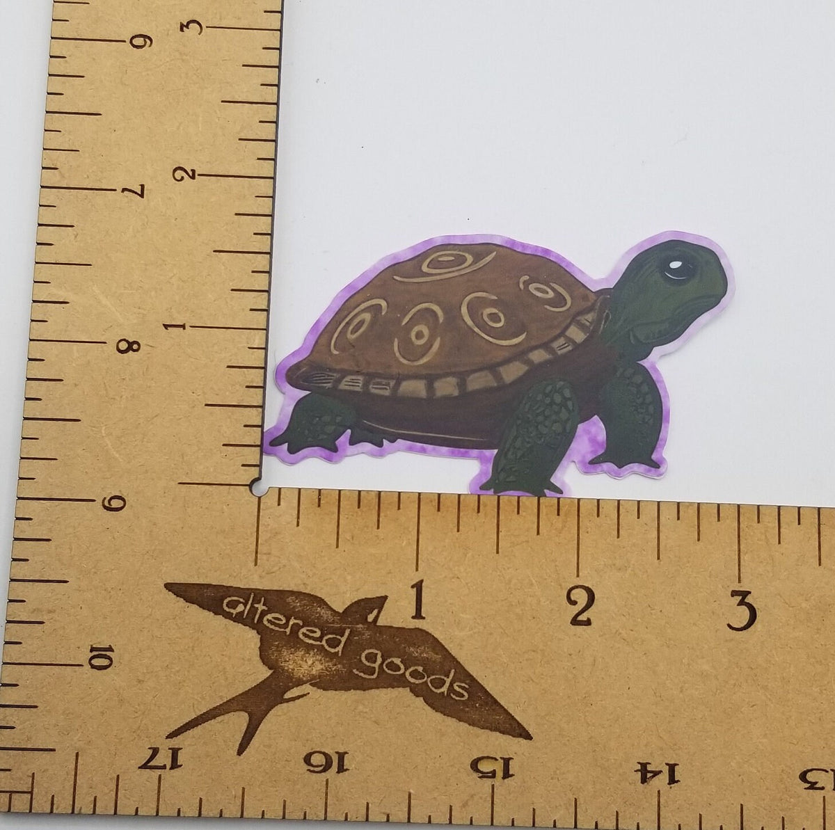 Handpan turtle sticker – Altered Goods